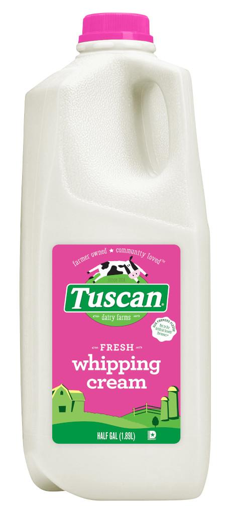 Heavy Whipping Cream Plastic Half Gallon - Tuscan® Dairy Farms